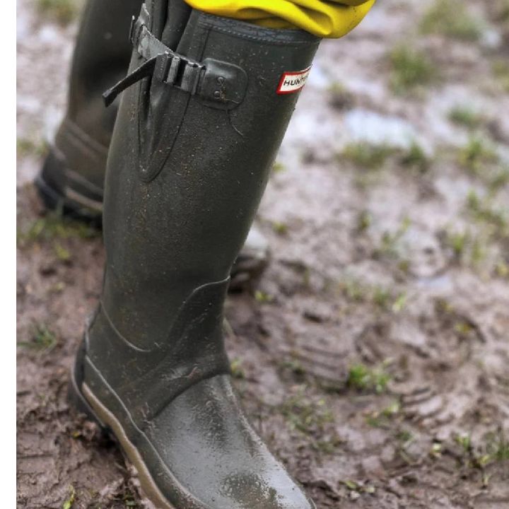 Green Mens Hunter Wellies