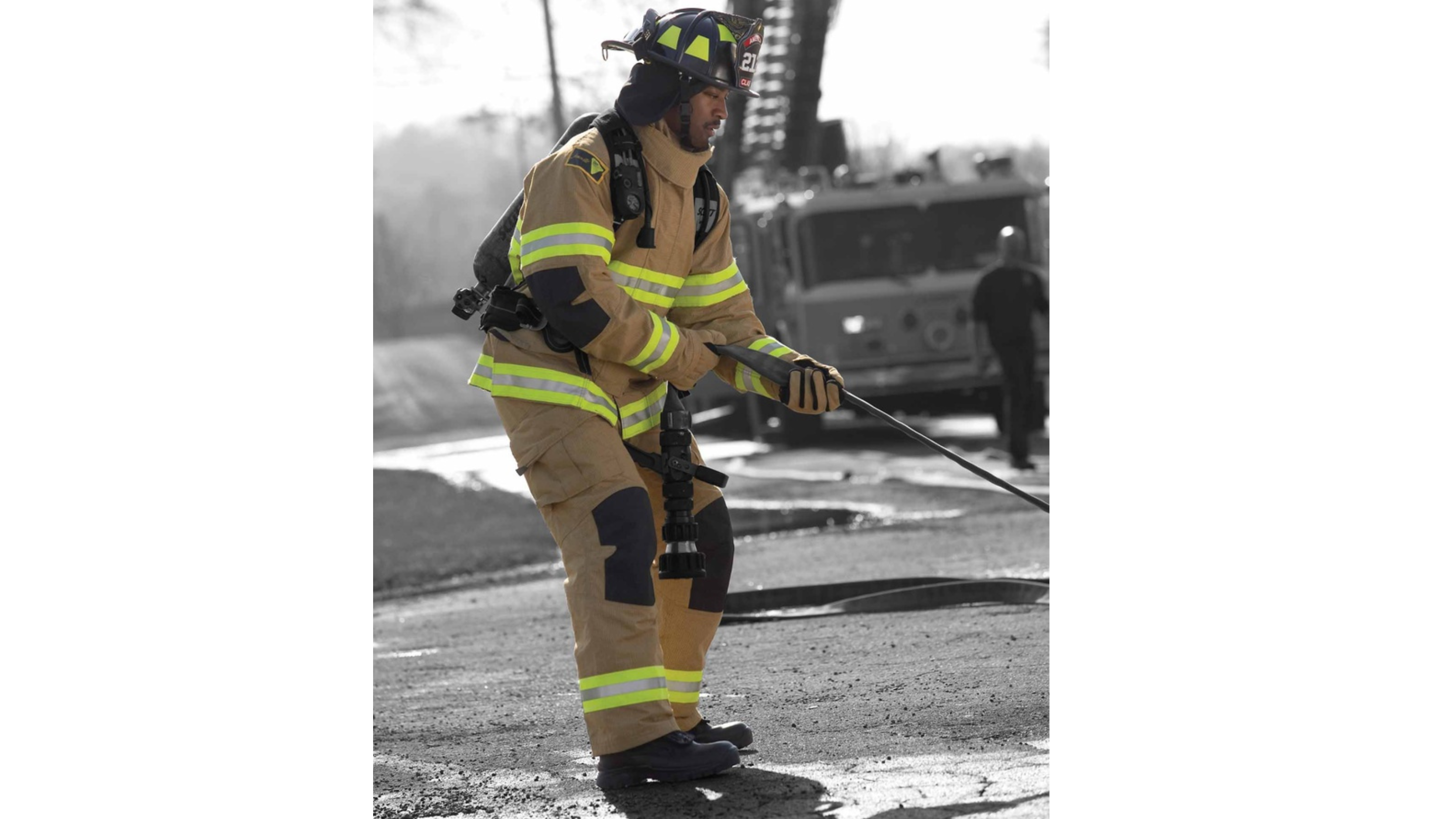 Firefighter Pants And Boots Bunker Gear Fire Safety USA
