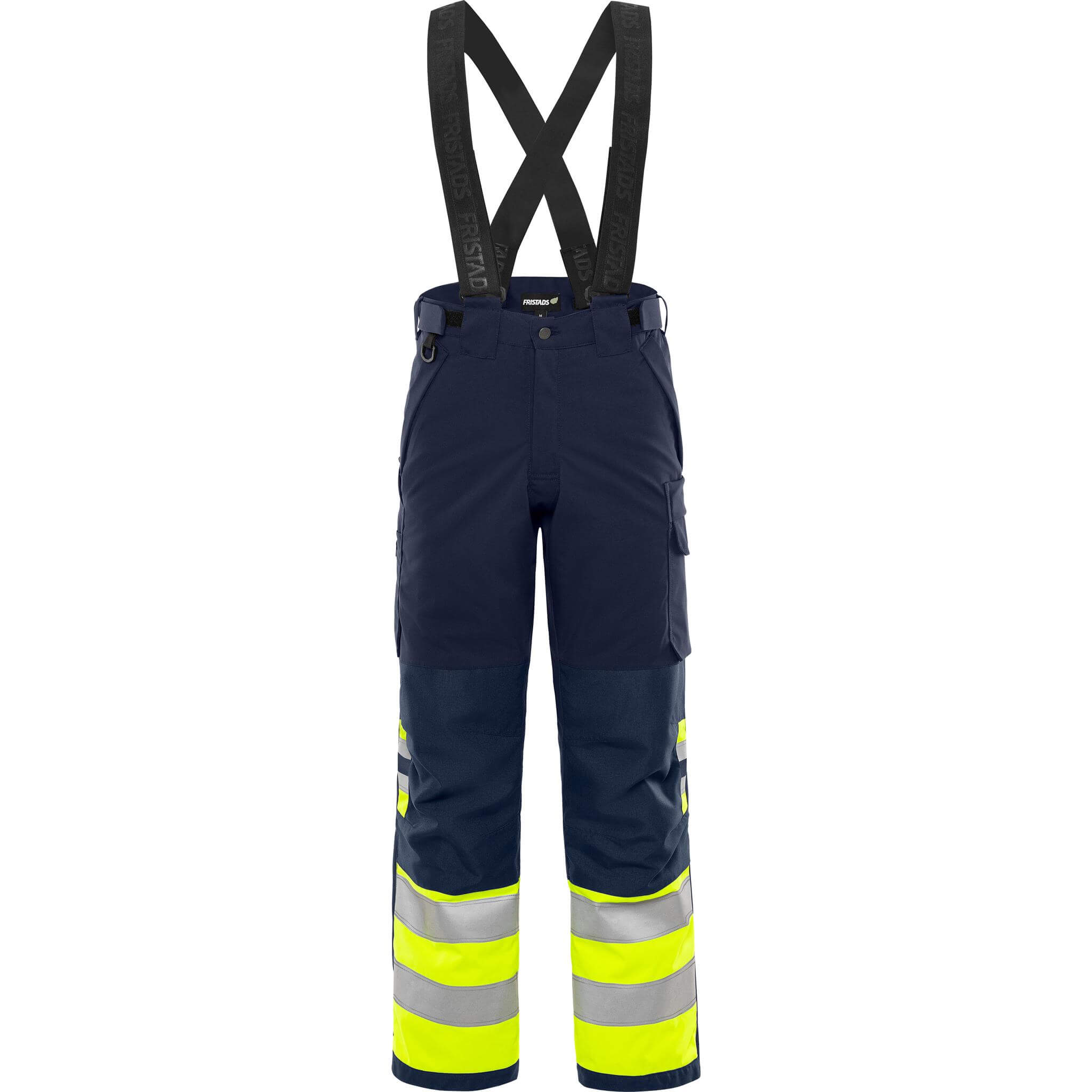 Fristads Hi-Vis Waterproof Breathable Insulated Winter Trousers Class 1 ...