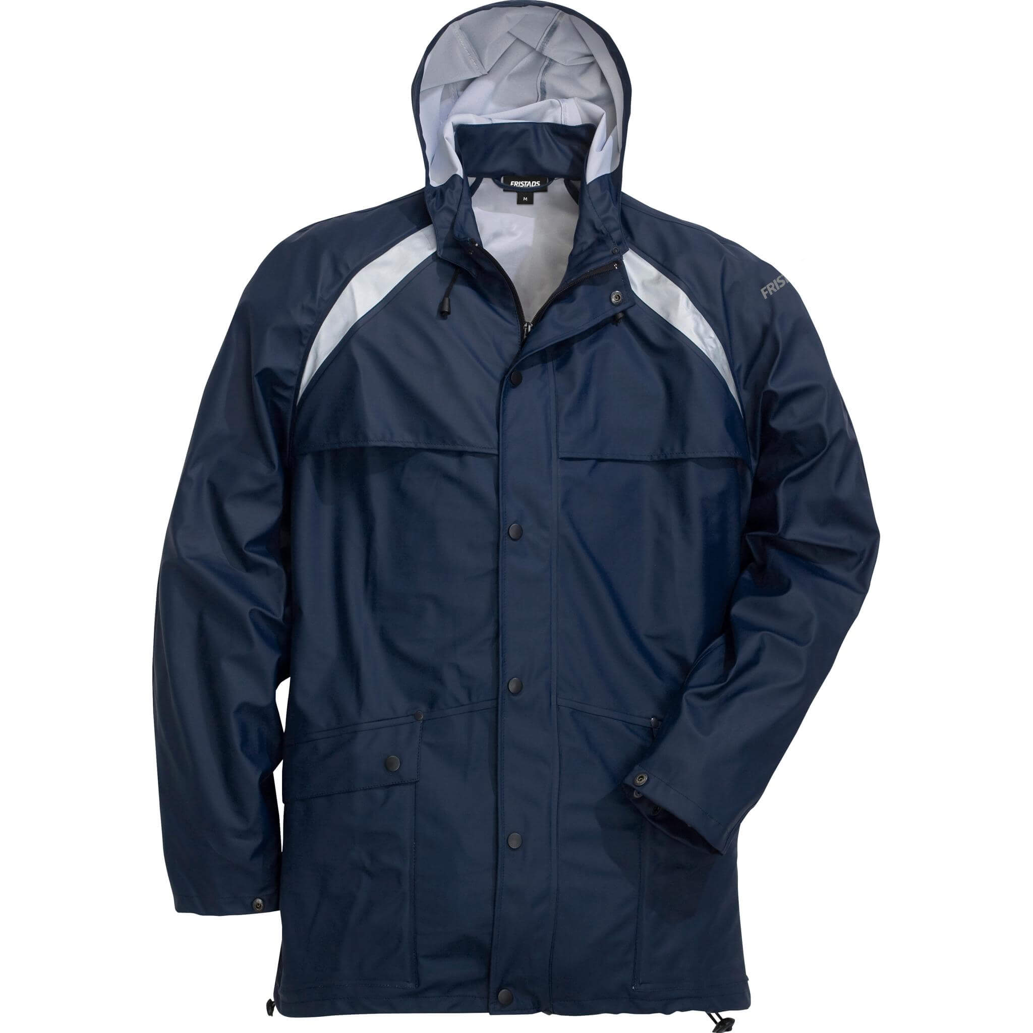 Fristads Waterproof Rain Jacket Detachable Hood with Drawstring - 432 RS