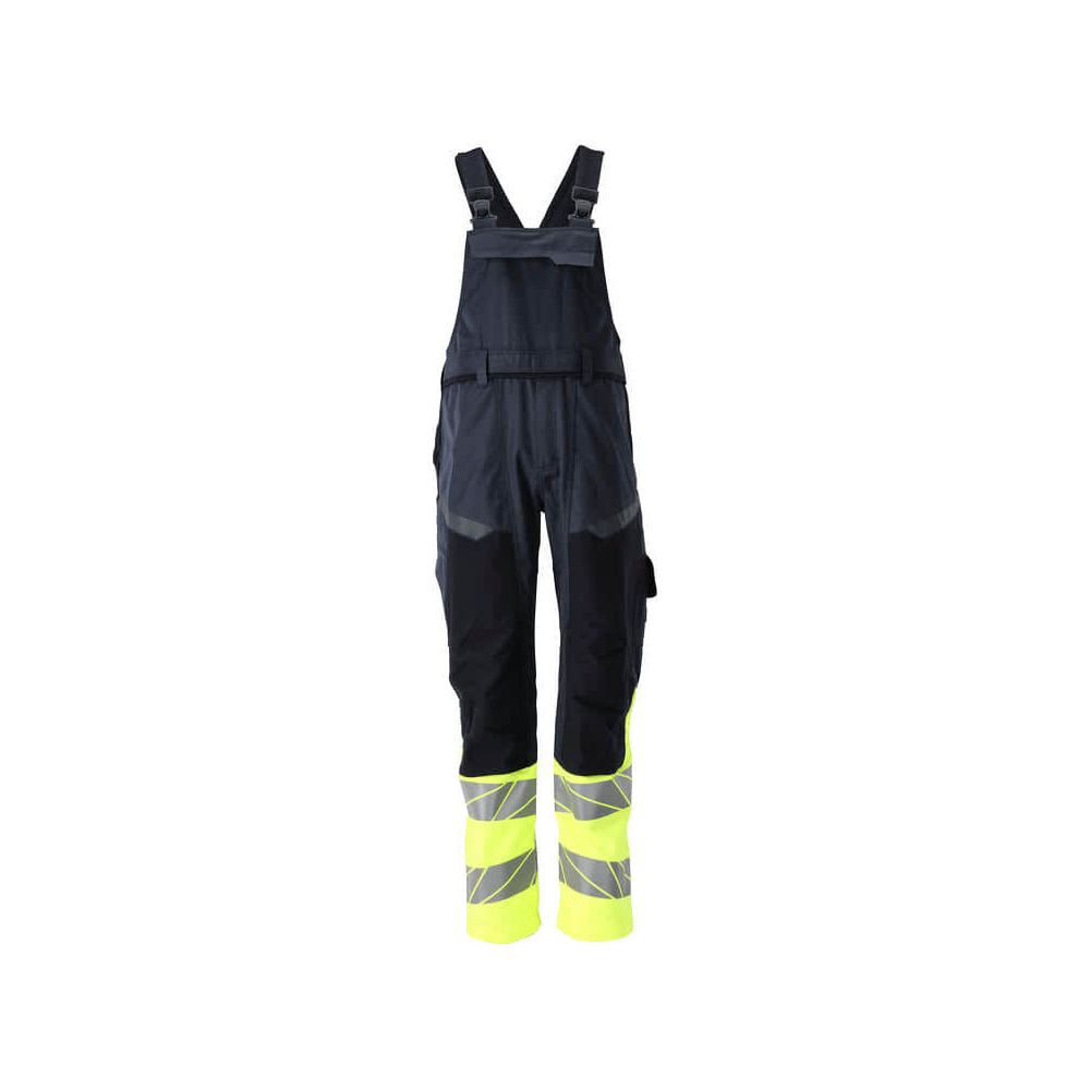 Mascot Hi Vis FR and Arc Multi-Protective Bib & Brace with Knee Pad ...
