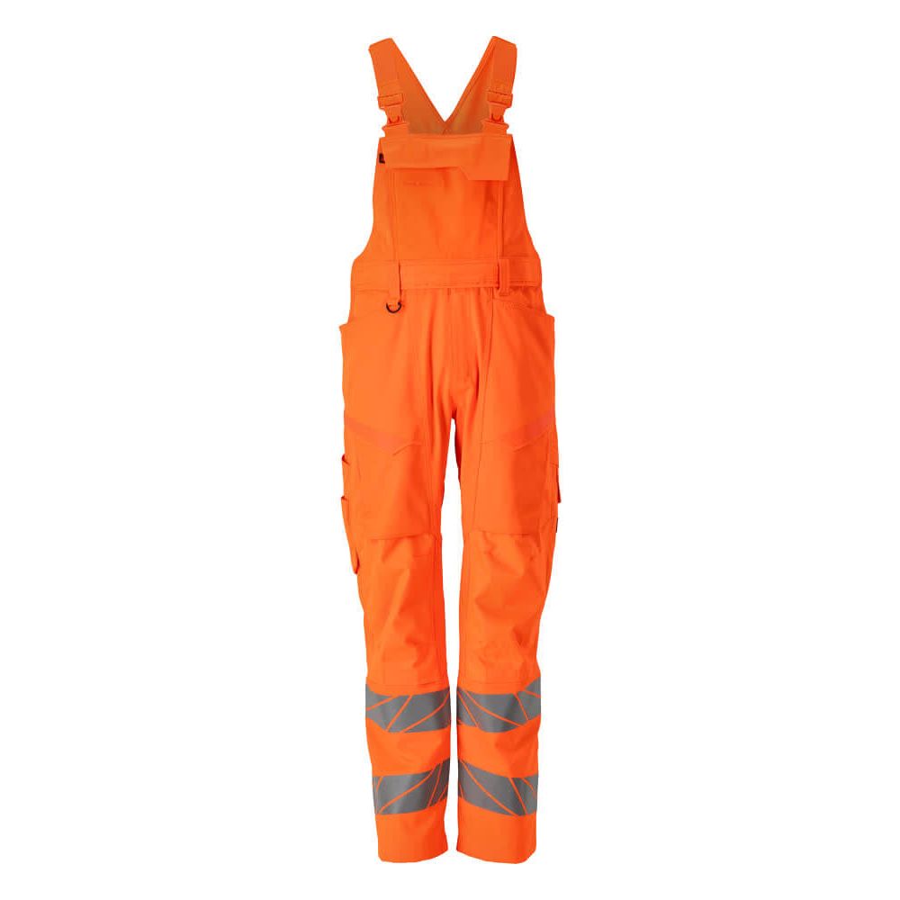 Mascot Hi Vis Lightweight Ripstop Knee Pad Bib & Brace 24569-236