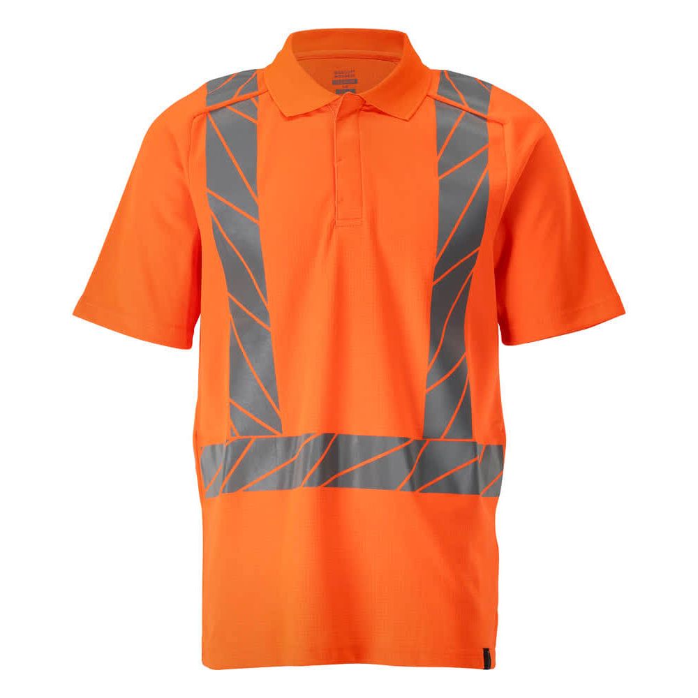 Mascot Stretch Slim Fit Hi Vis Polo Shirt 22183-771