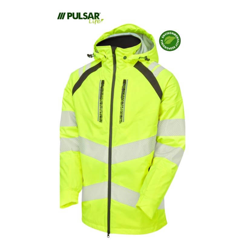 PULSAR Life Ladies Insulated Hi Vis Waterproof Parka Jacket LFE968
