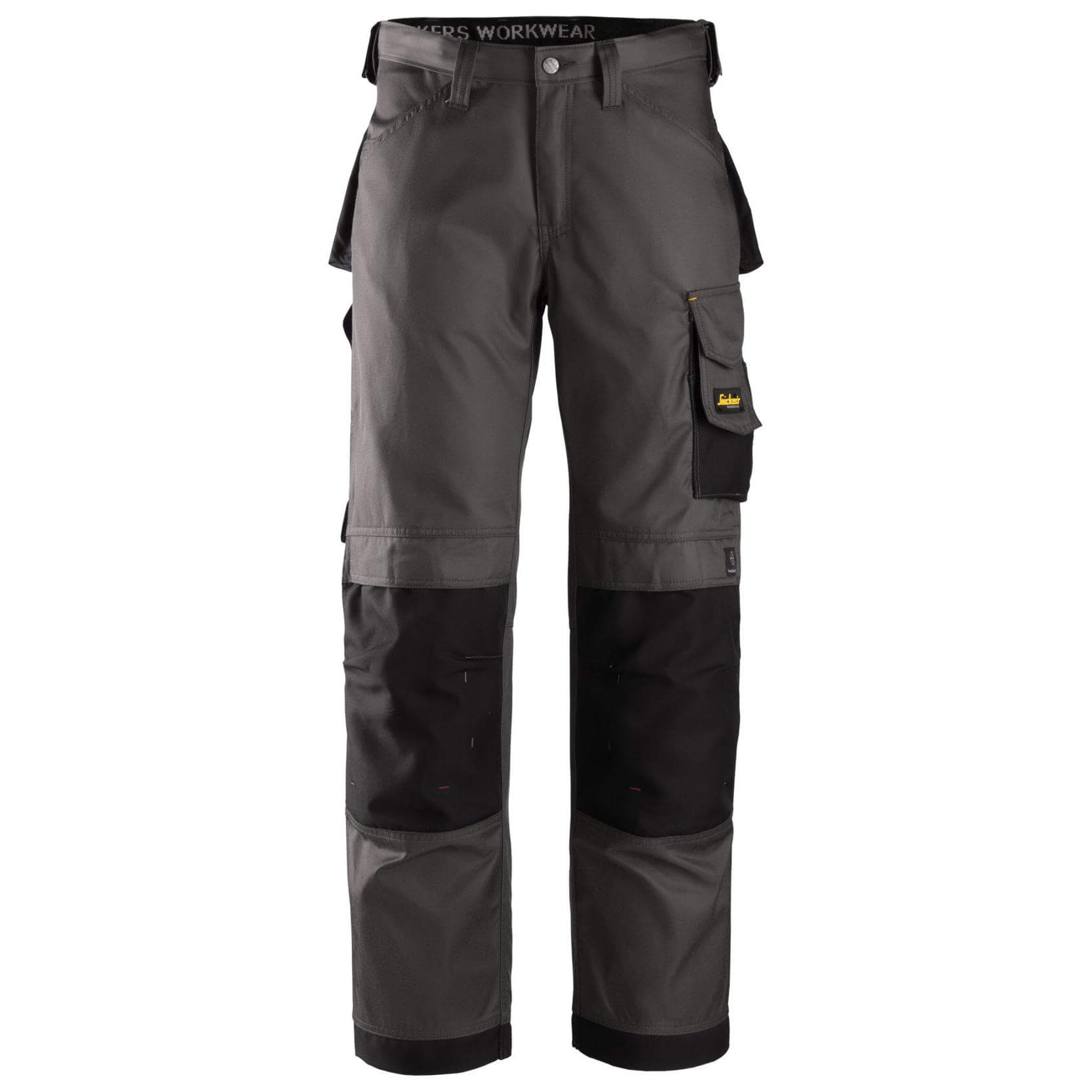 Snickers 3312 Craftsmen Loose Fit Trousers, DuraTwill Muted Black/Blac