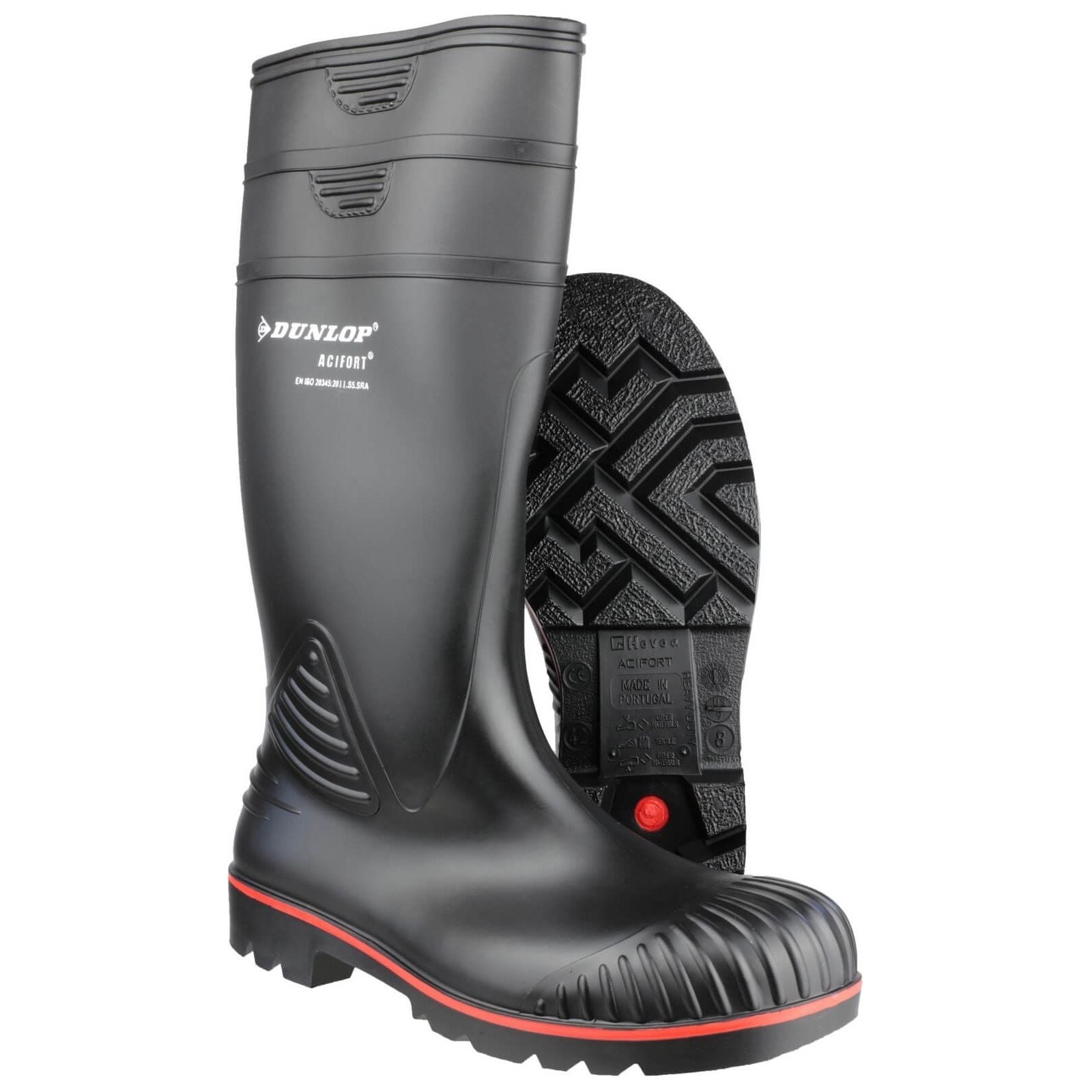 Dunlop Acifort Heavy-Duty Safety Wellies Mens