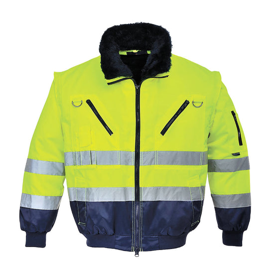 Portwest PJ50 Hi Vis 3-in-1 Pilot Jacket