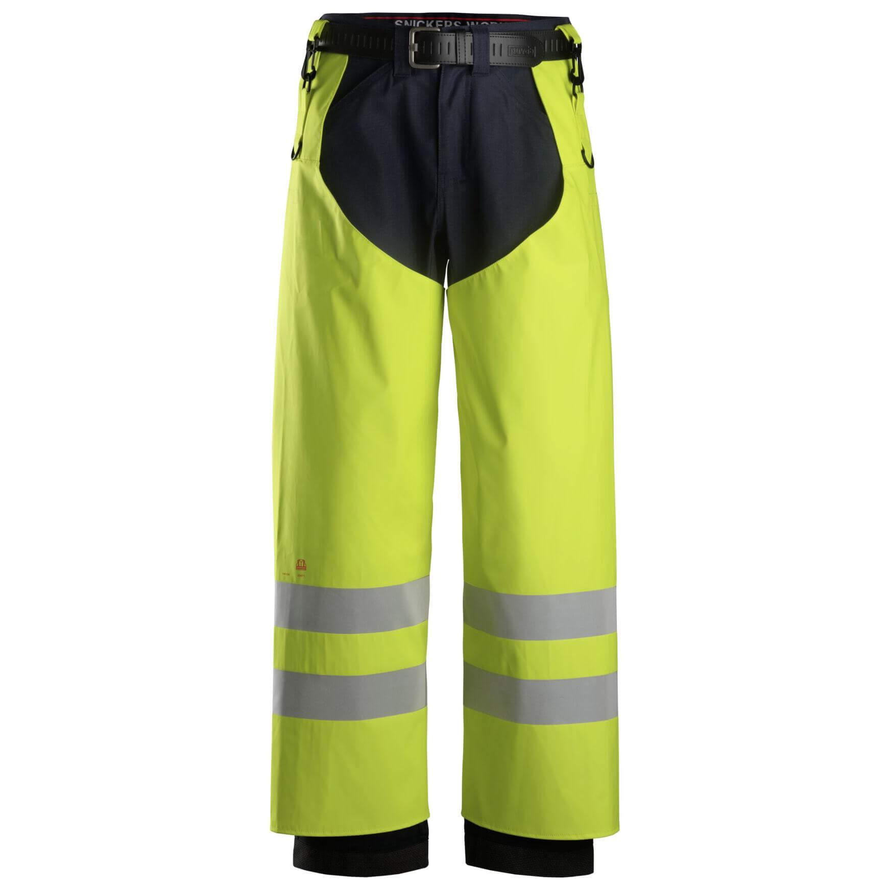 Snickers 8269 ProtecWork Hi Vis Waterproof Rain Chaps PU, Class 2